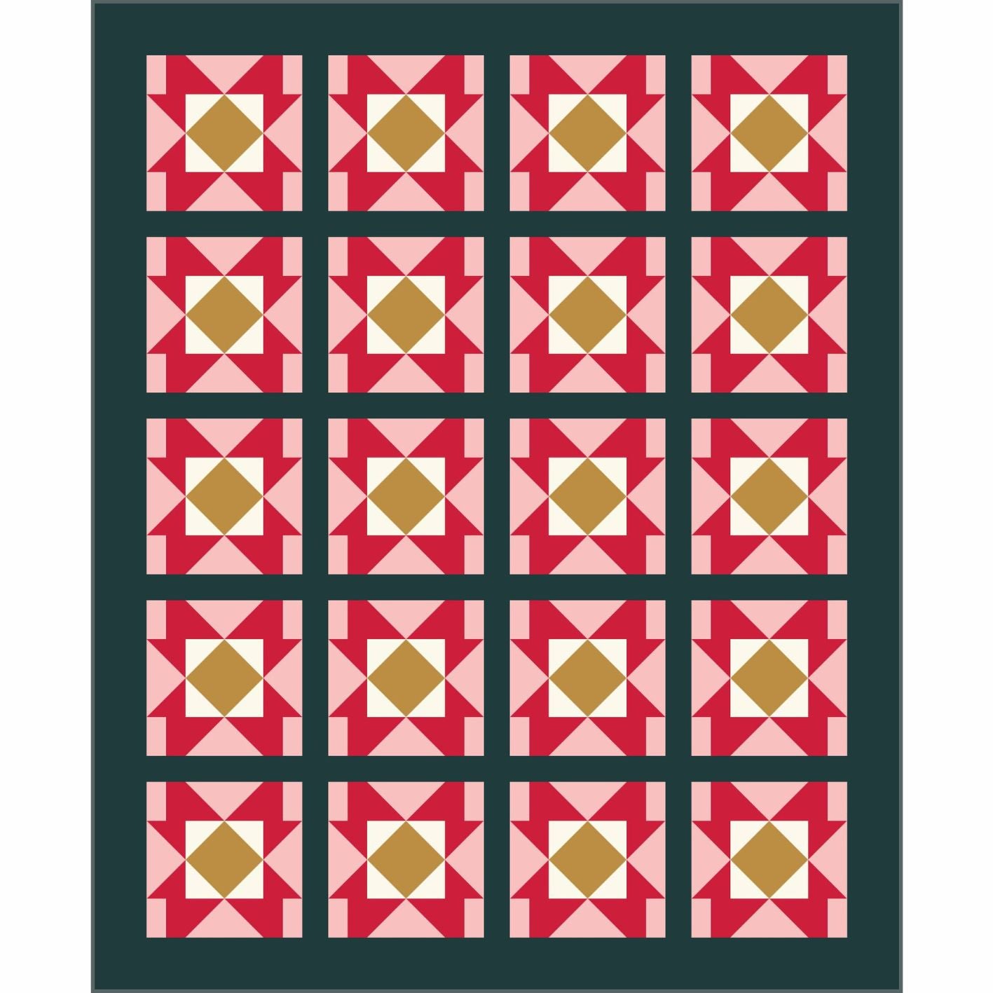 Prairie Rose quilt bundle - Adventale Solids Crystal Pink – The Hackney Quilter