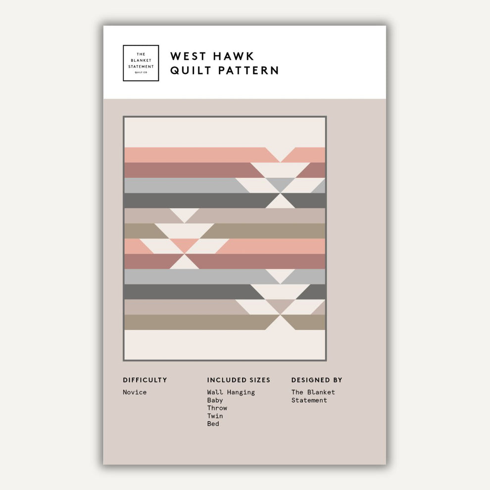 West Hawk quilt pattern – The Hackney Quilter