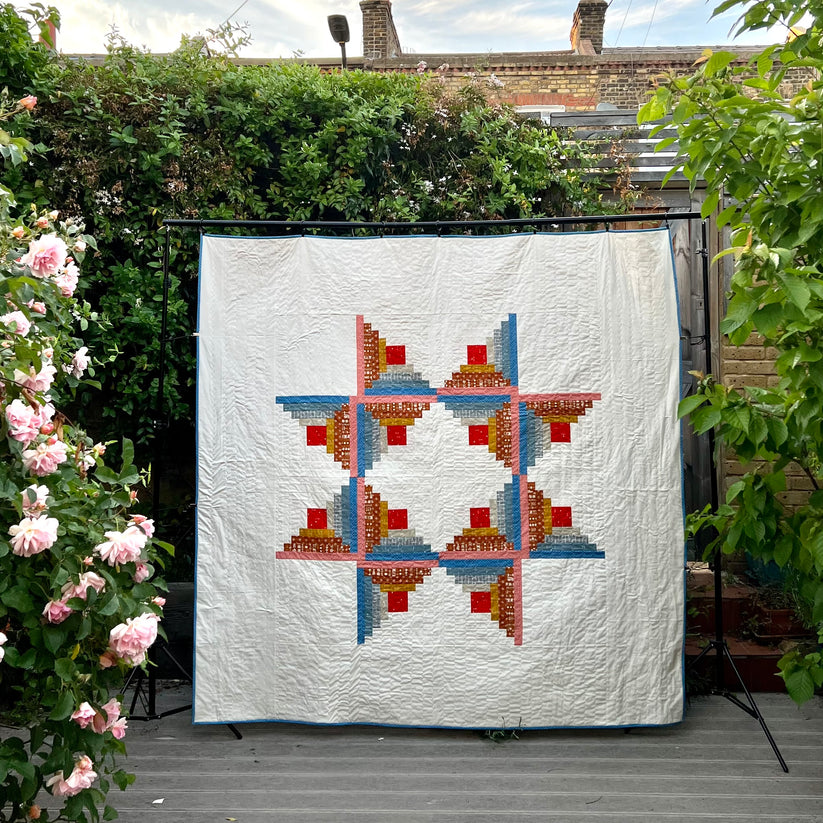 Skandi Star Quilt pattern - PDF instant download make a modern quilt – The Hackney Quilter